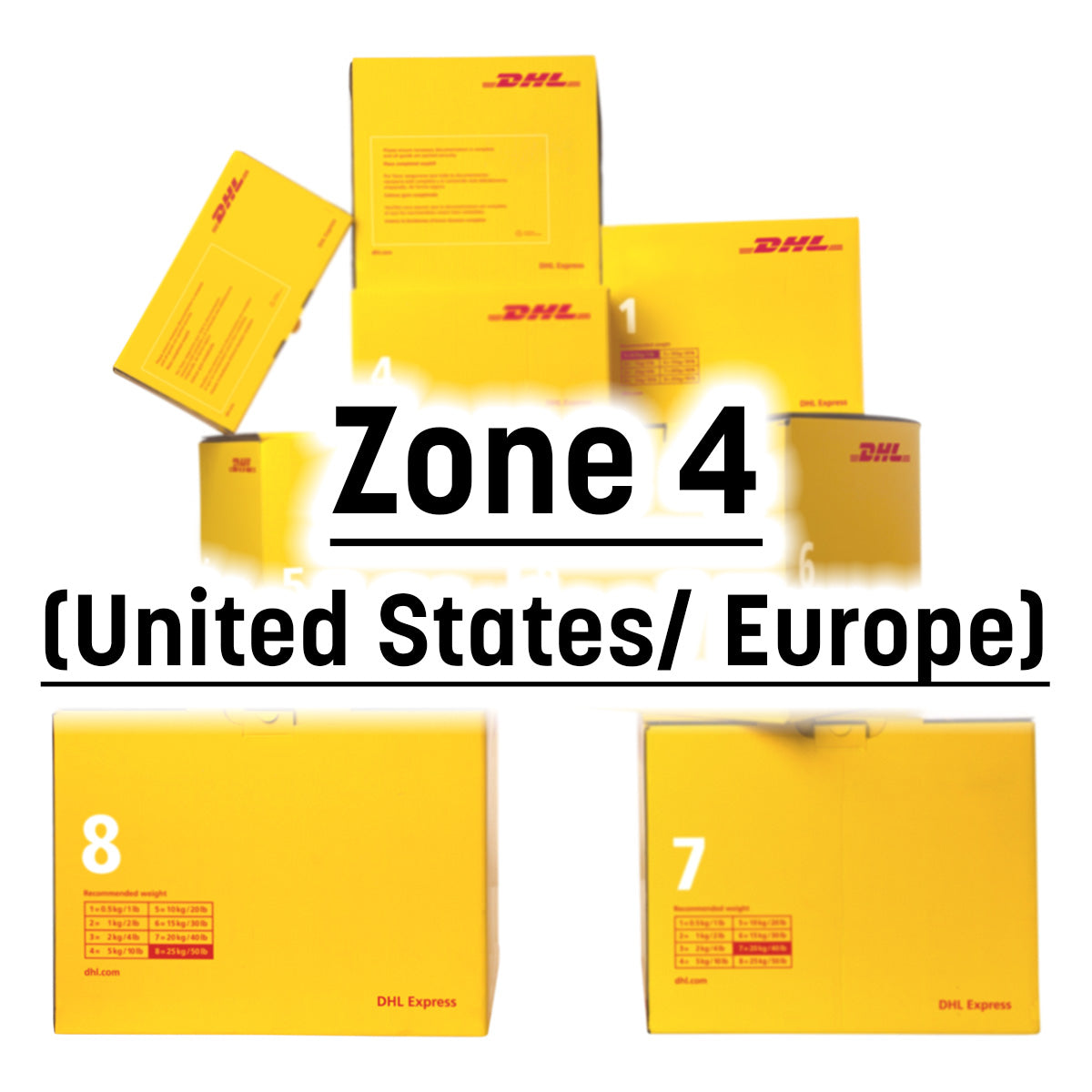 DHL Express Easy Singapore to Overseas Delivery Service, Zone 4 (Unite ...